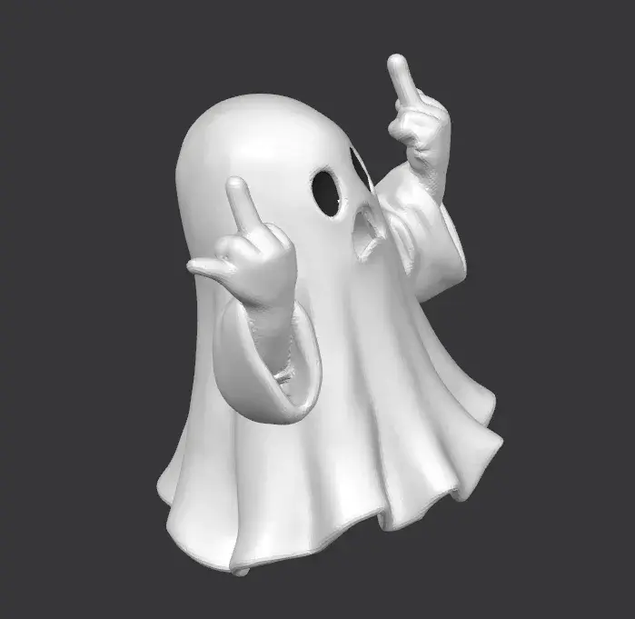 3D Printer Files | 3MF File | “Ghost with Attitude” | Creality Cloud