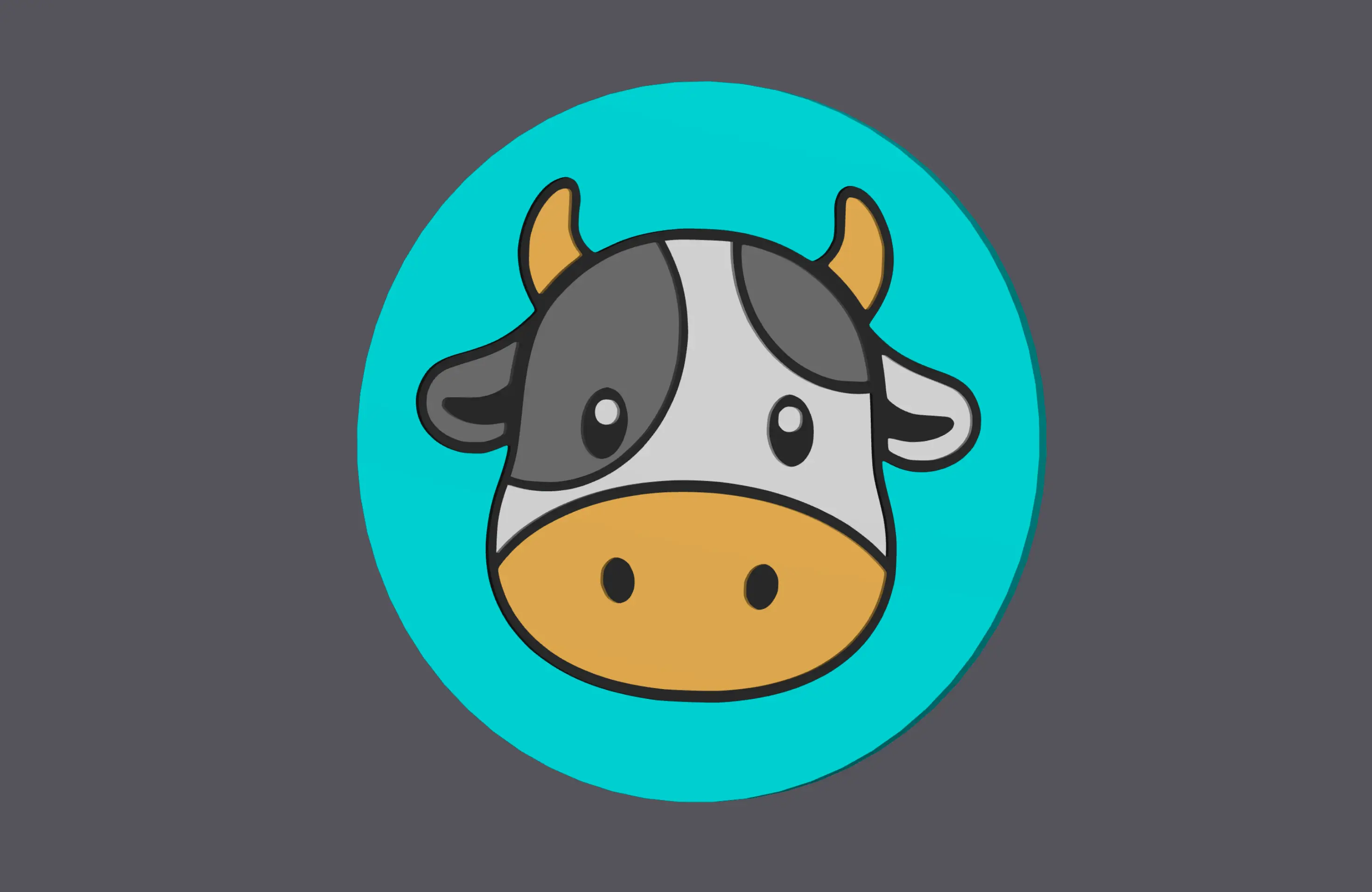 Board Games & Card Games STL Download - Cow Head - Farm Animals - Round ...