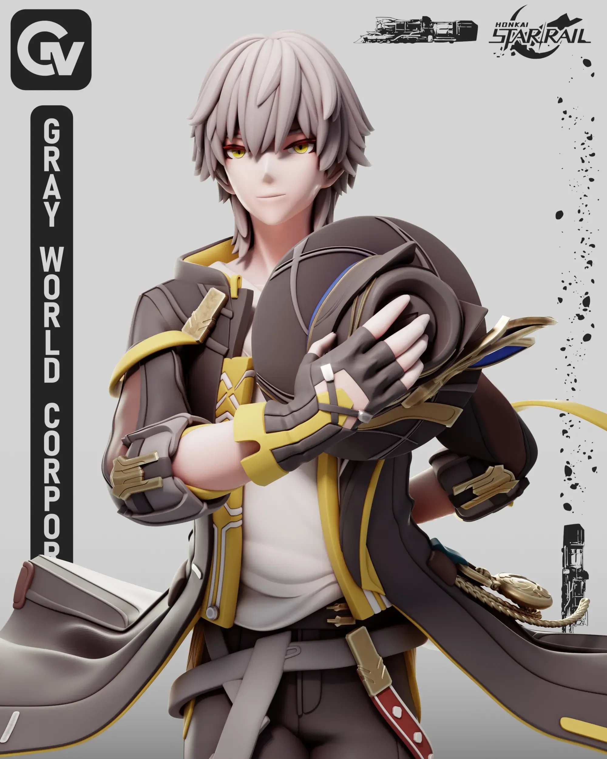 Characters & Creatures STL Download - Caelus | Honkai: Star Railby Gray ...