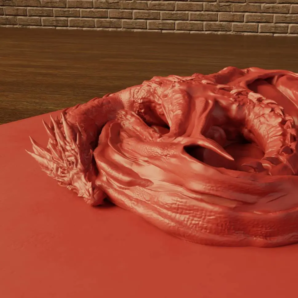Free Sculptures & Artworks STL Download - Smaug Boxby TankDog 3D