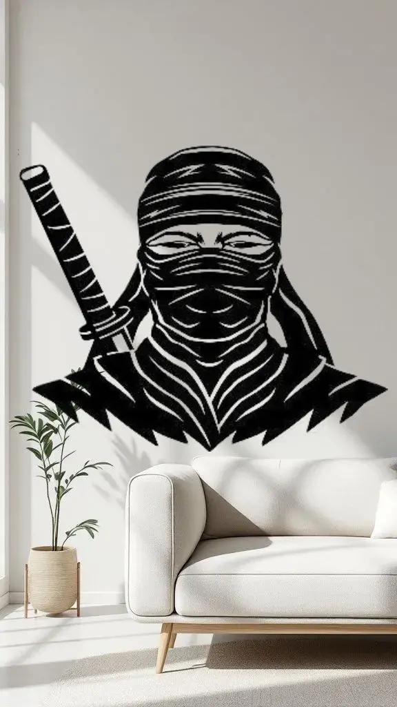 Home Decorations & Ornaments STL Download - ninja wall 🎨by Danu Pubudu