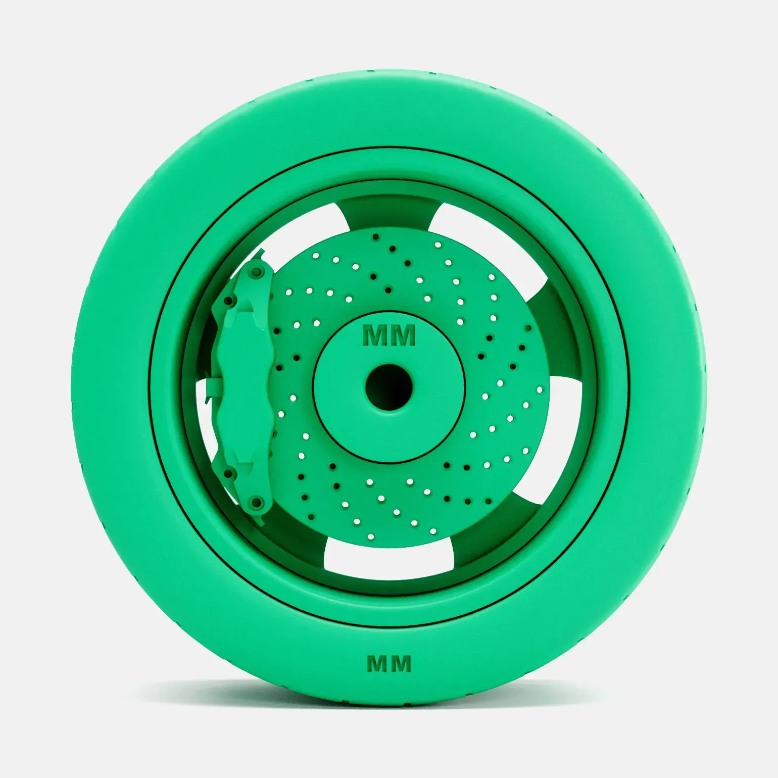 Vehicles & Machinery STL Download - 18x9 Rocket Booster Wheel, Hoosier ...