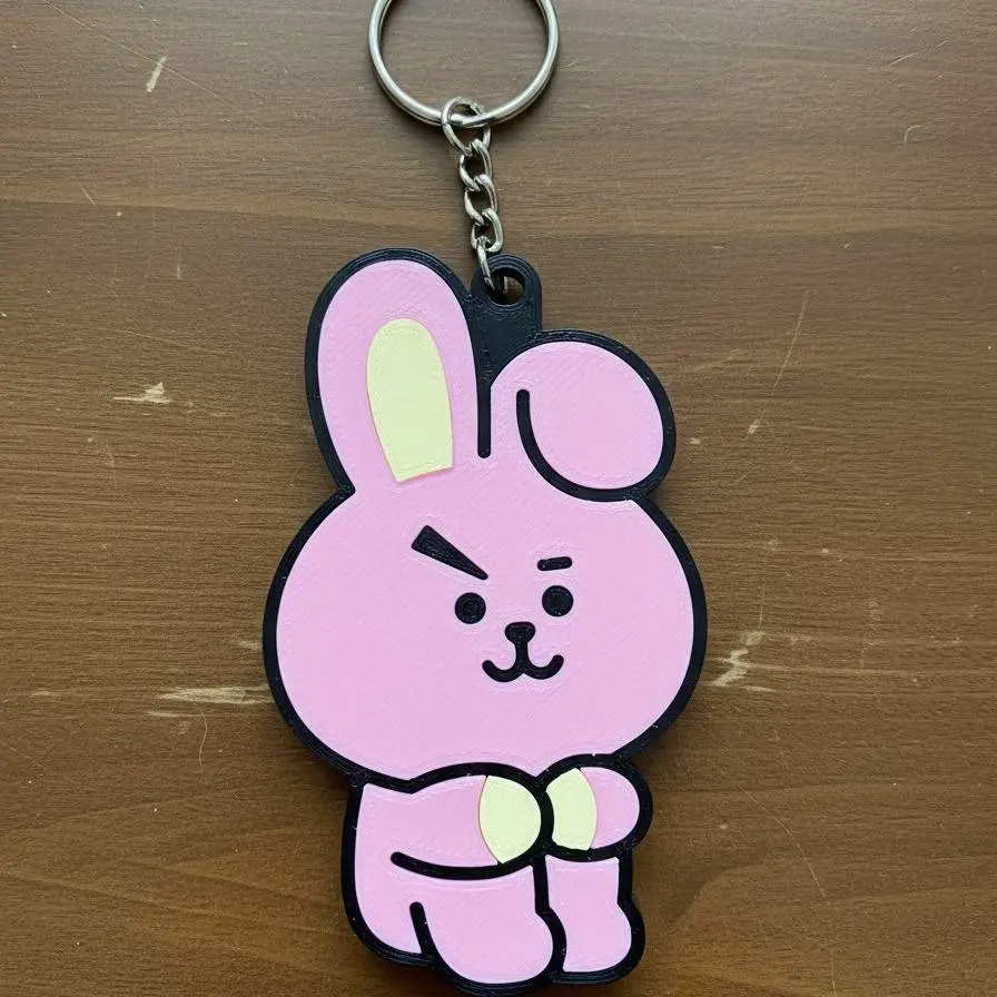 3D Printer Files | 3MF File | Keychain BT21 - Cooky 2 - stl/3mf ...