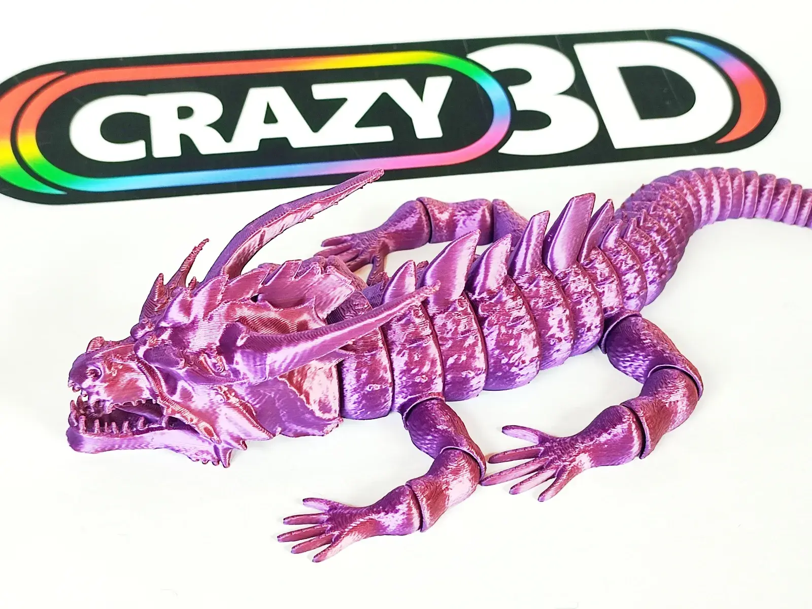 Other STL Download - Ultra articulated Dragon Lizardby Crazy3D