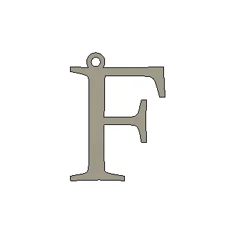 3D Printer Files | 3MF File | F - keychain | Creality Cloud