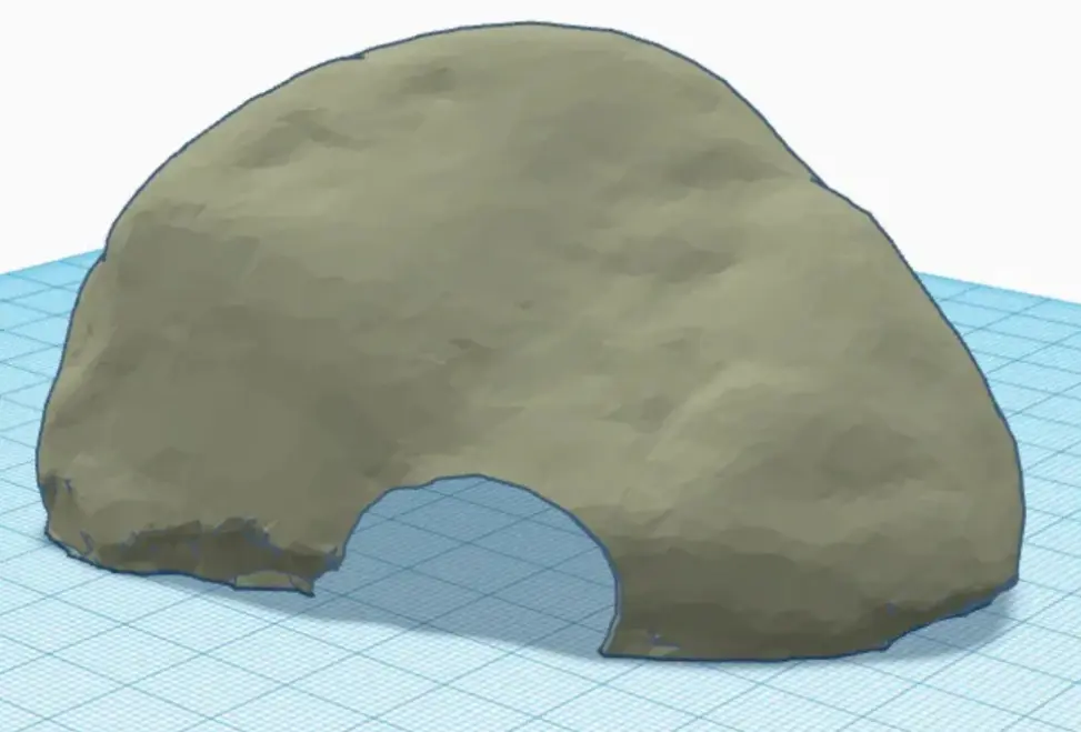 Pets STL Download - Gecko rock hideby Alejandro the gecko