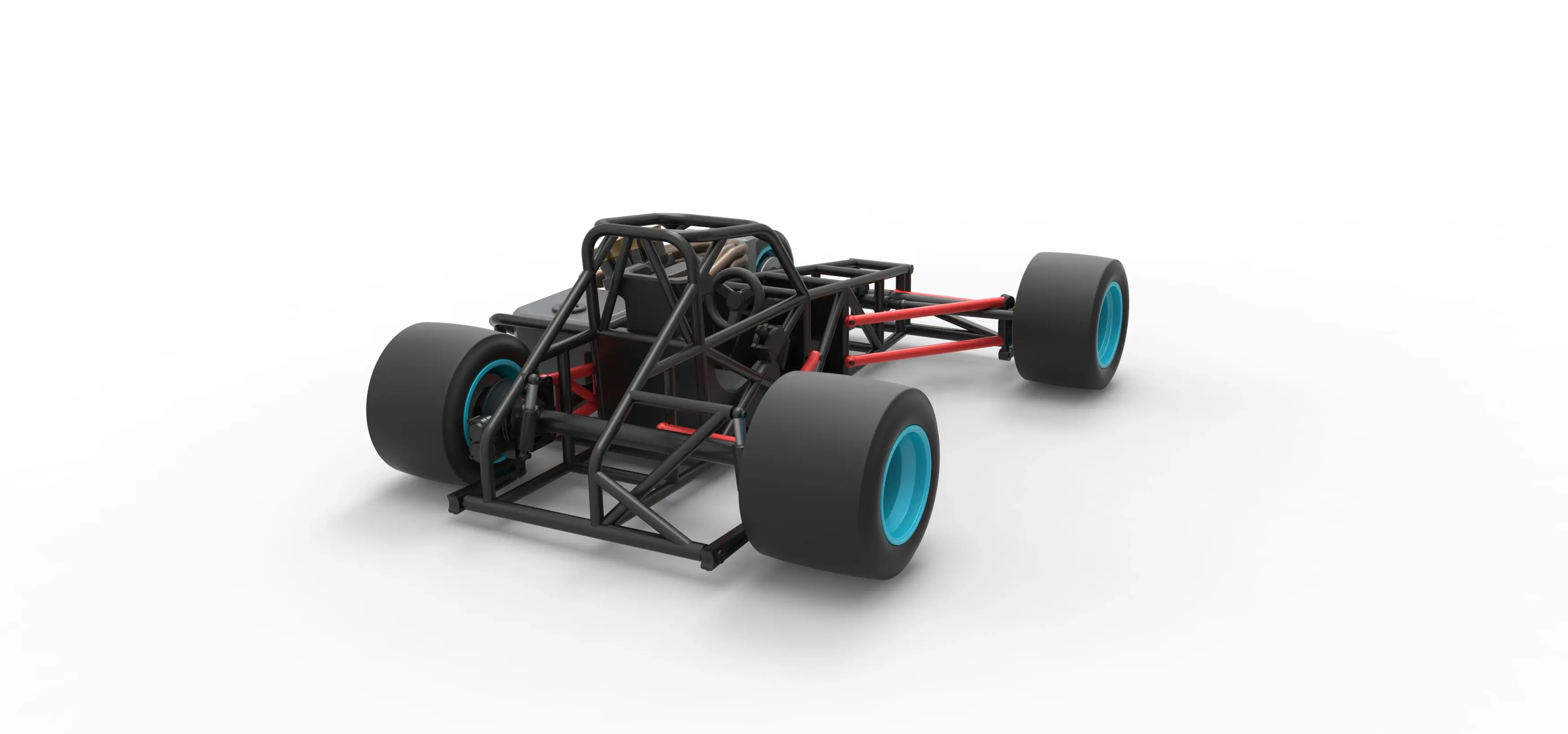 Vehicles & Machinery STL Download - Supermodified front engine race car ...