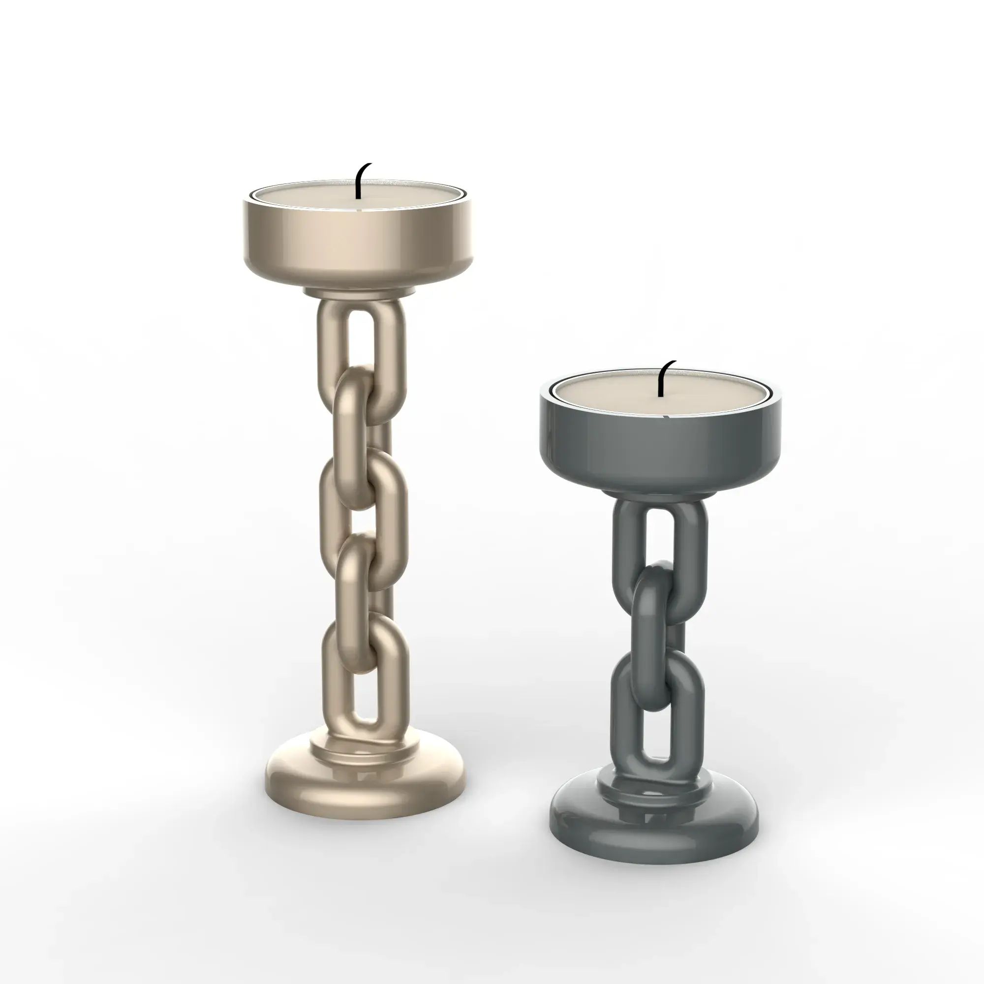3D Printer Files | 3MF File | Chain Candle Holder Tealight, 2 Size Set ...