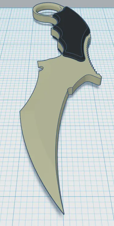 3D Printer Files | 3MF File | Karambit #15 | Creality Cloud