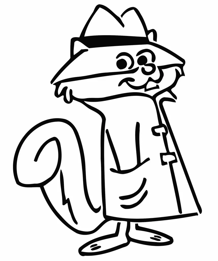 Secret Squirrel stencil | 3D models download | Creality Cloud
