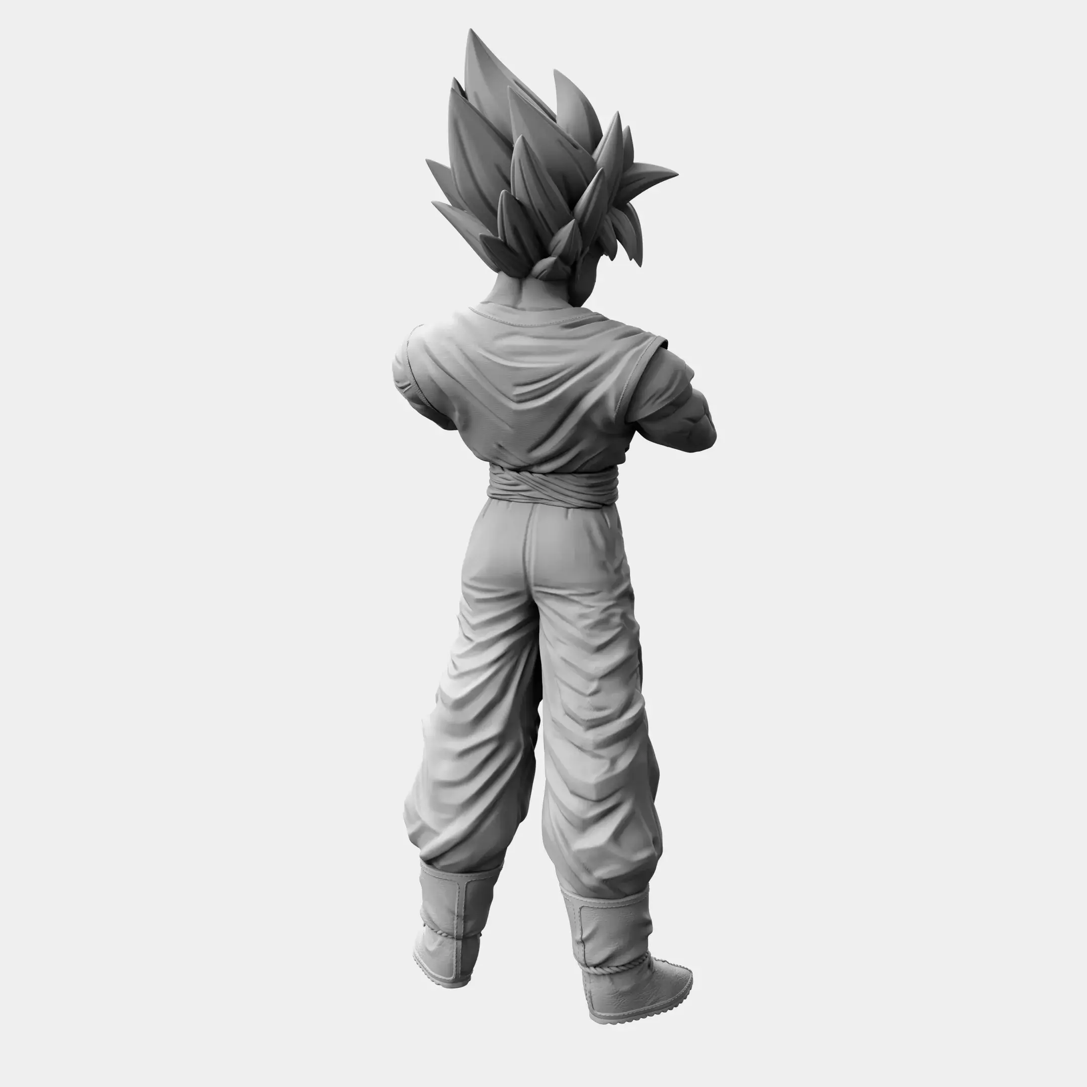 3D Printer Files | 3MF File | Goku Sculpture Fan Art | Creality Cloud