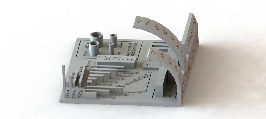Test Models STL Download - 3d print overhang testerby Creative Craft 3D