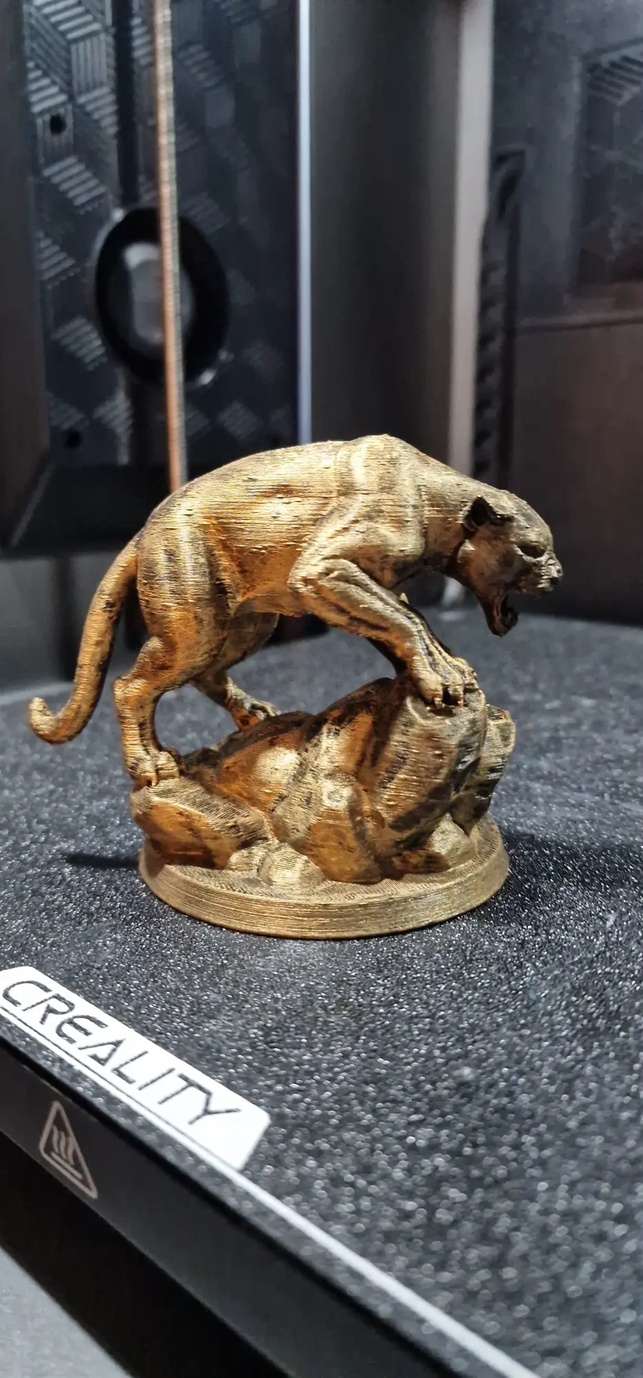 3D Printer Files | 3MF File | puma attack sculpture | Creality Cloud