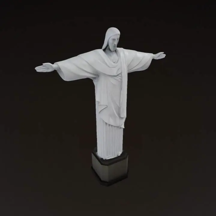 Free Sculptures & Artworks STL Download - MINIATURE STATUE OF CHRIST ...