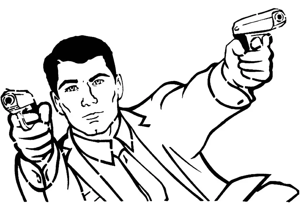 Free Board Games & Card Games STL Download - Sterling Archer stencil ...