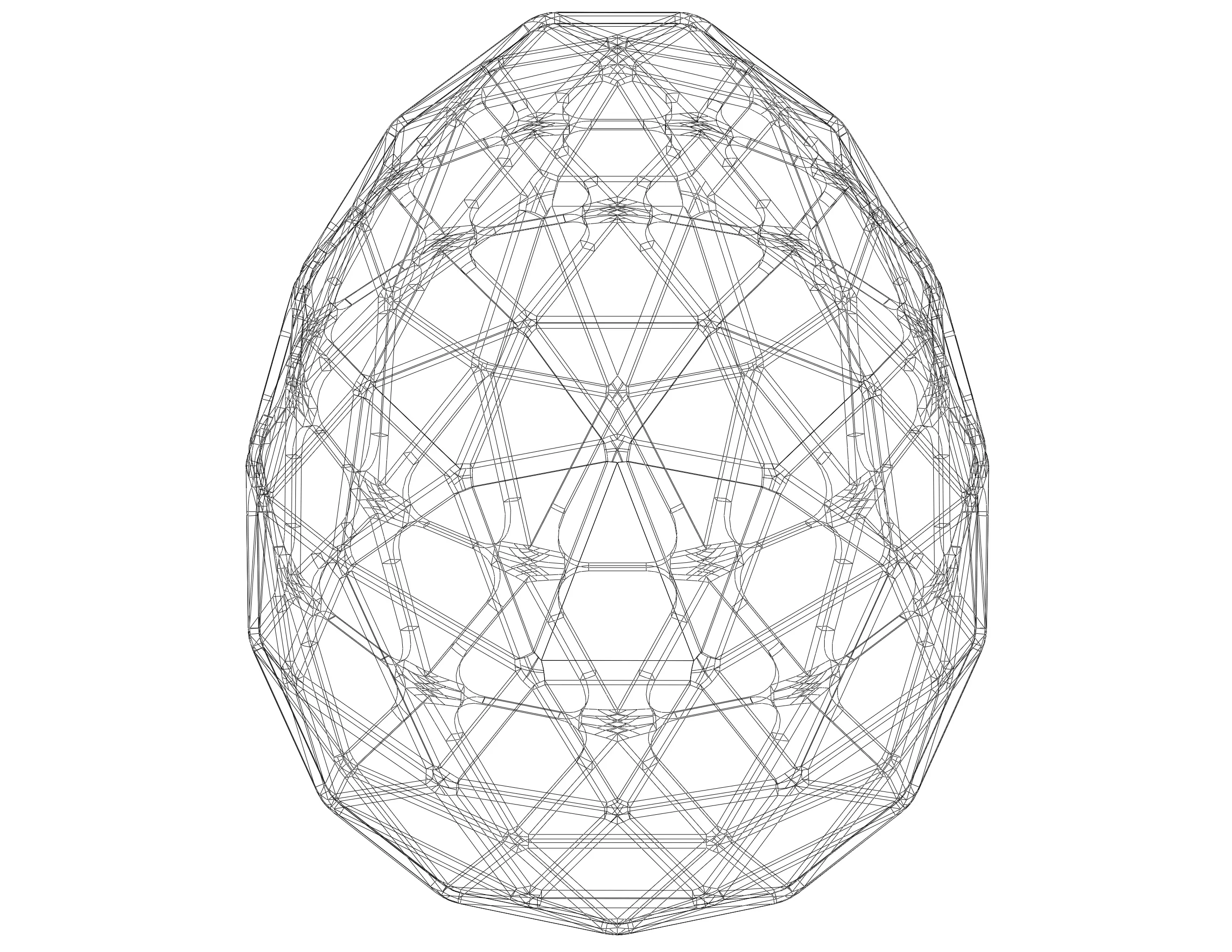 Home Decorations & Ornaments STL Download - Wireframe Shape Geometric ...