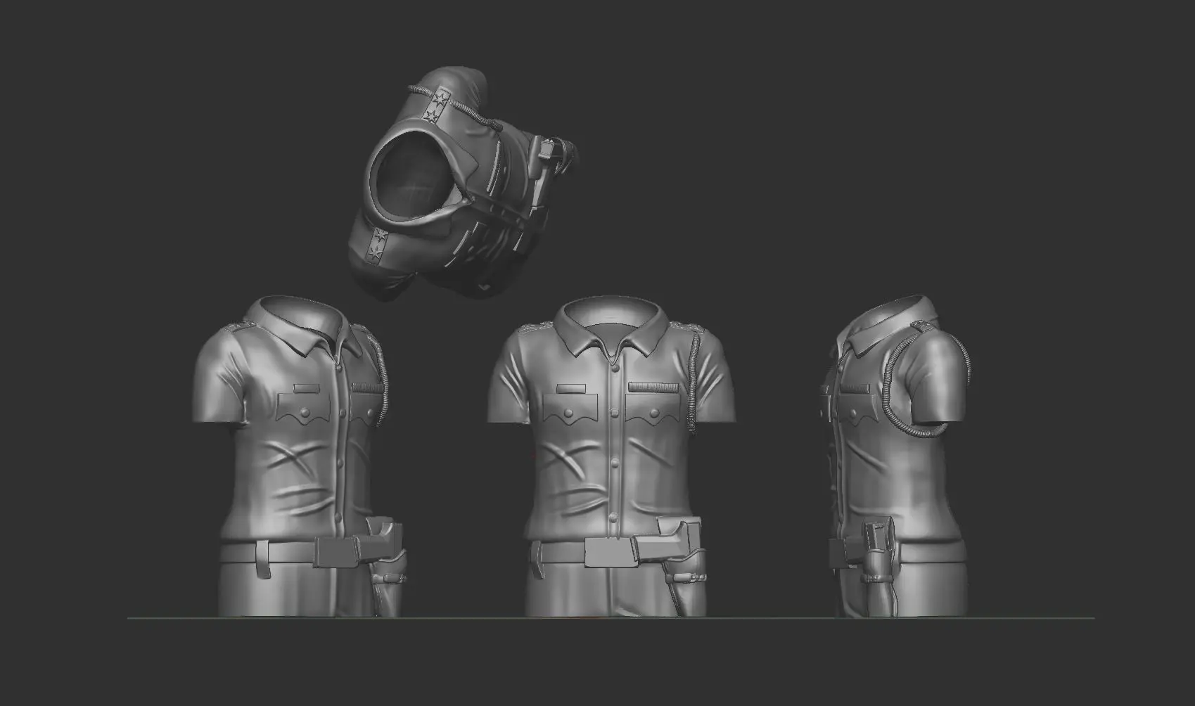 Other STL Download - Police pen standby KeshtoArt