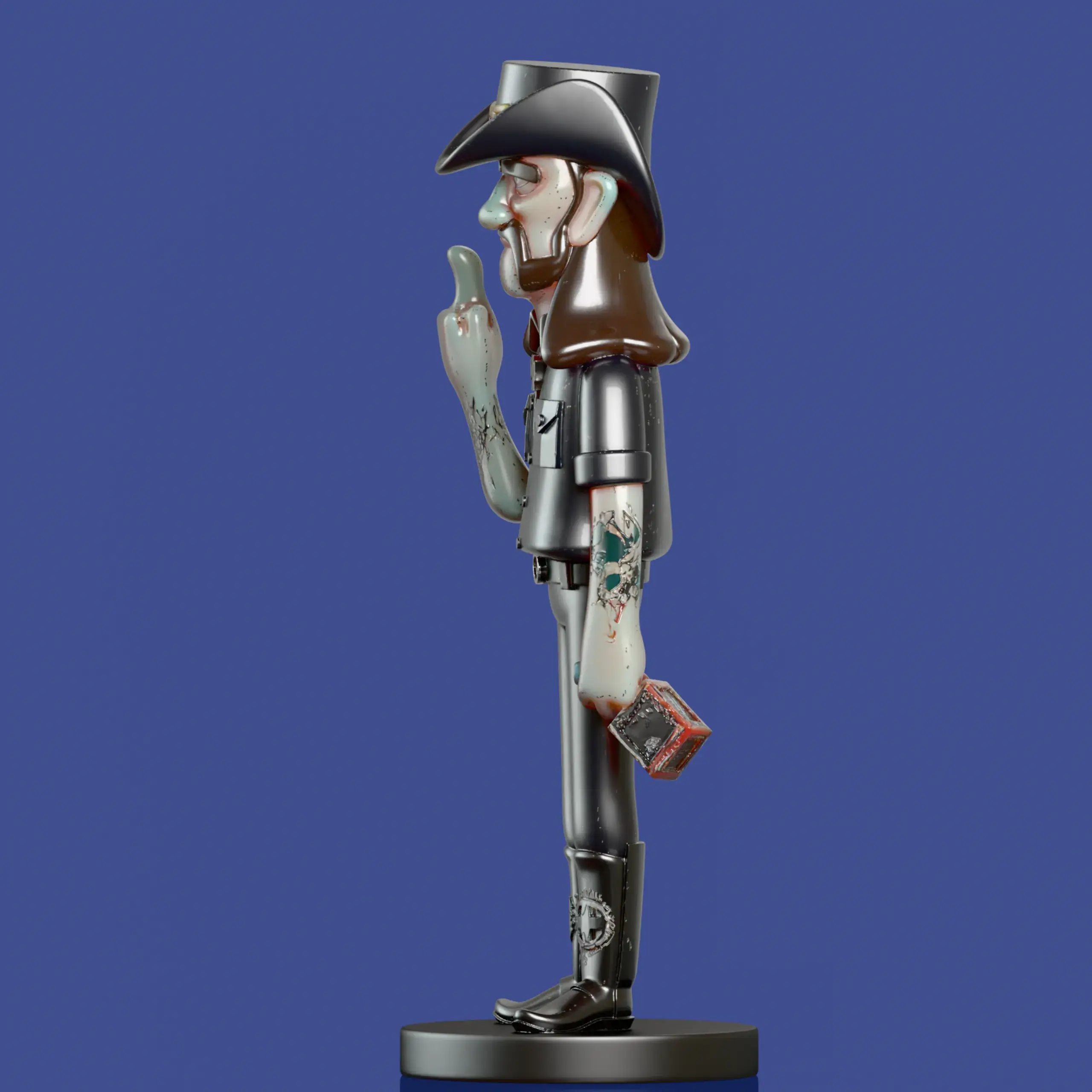 3D Printer Files | 3MF File | Lemmy Kilmister Fan Art Figure | Creality ...