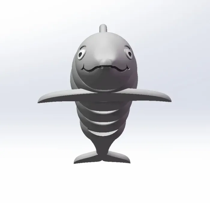 3D Printer Files | 3MF File | Curious dolphin | Creality Cloud