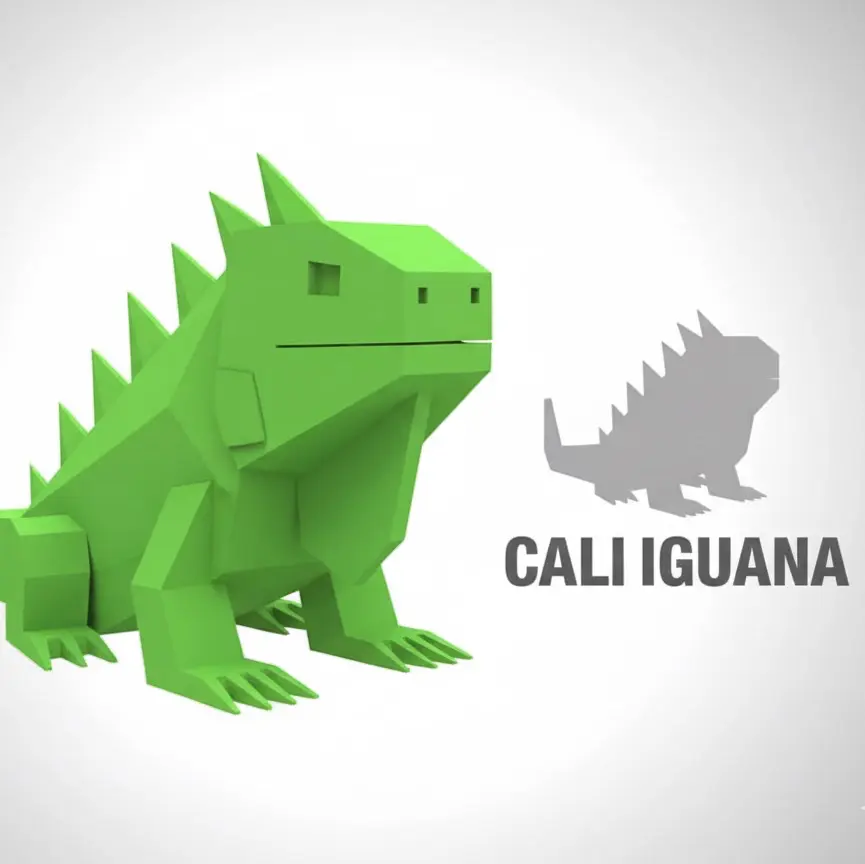 3D Printer Files | 3MF File | Cali-iguana turok mok tow | Creality Cloud