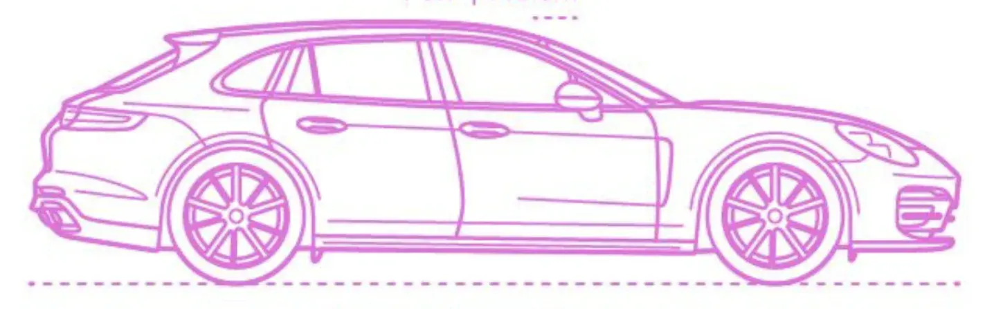 Vehicles & Machinery STL Descarga - Outline Porsche Panamera sport ...