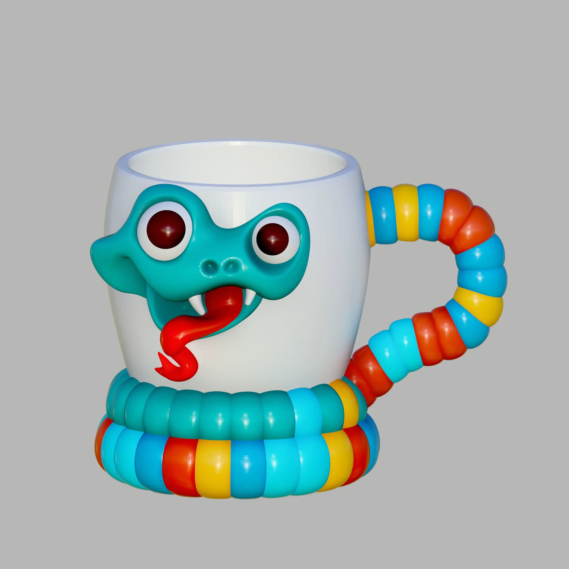 Free Other STL Download - Snake Mugby PRINTITO-AdultsXXX3D