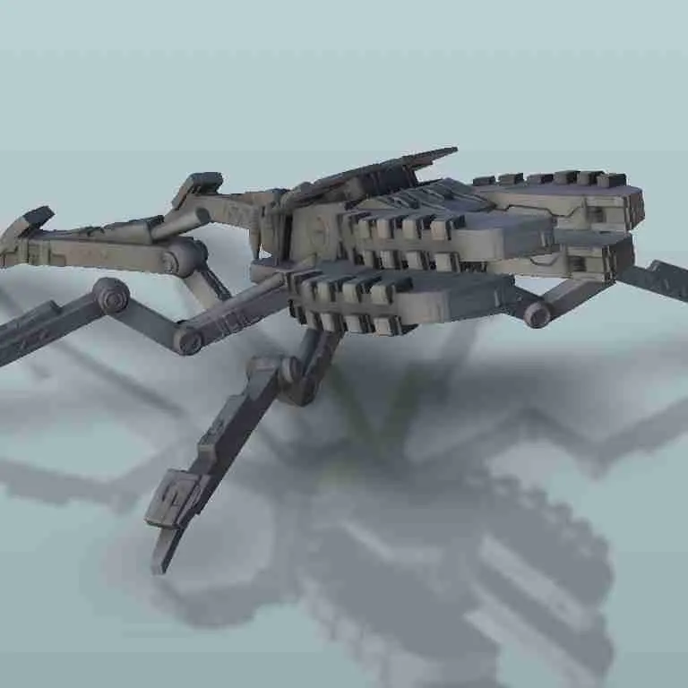 Other STL Download - Robot Spider - sci-fi science fiction future 40k ...