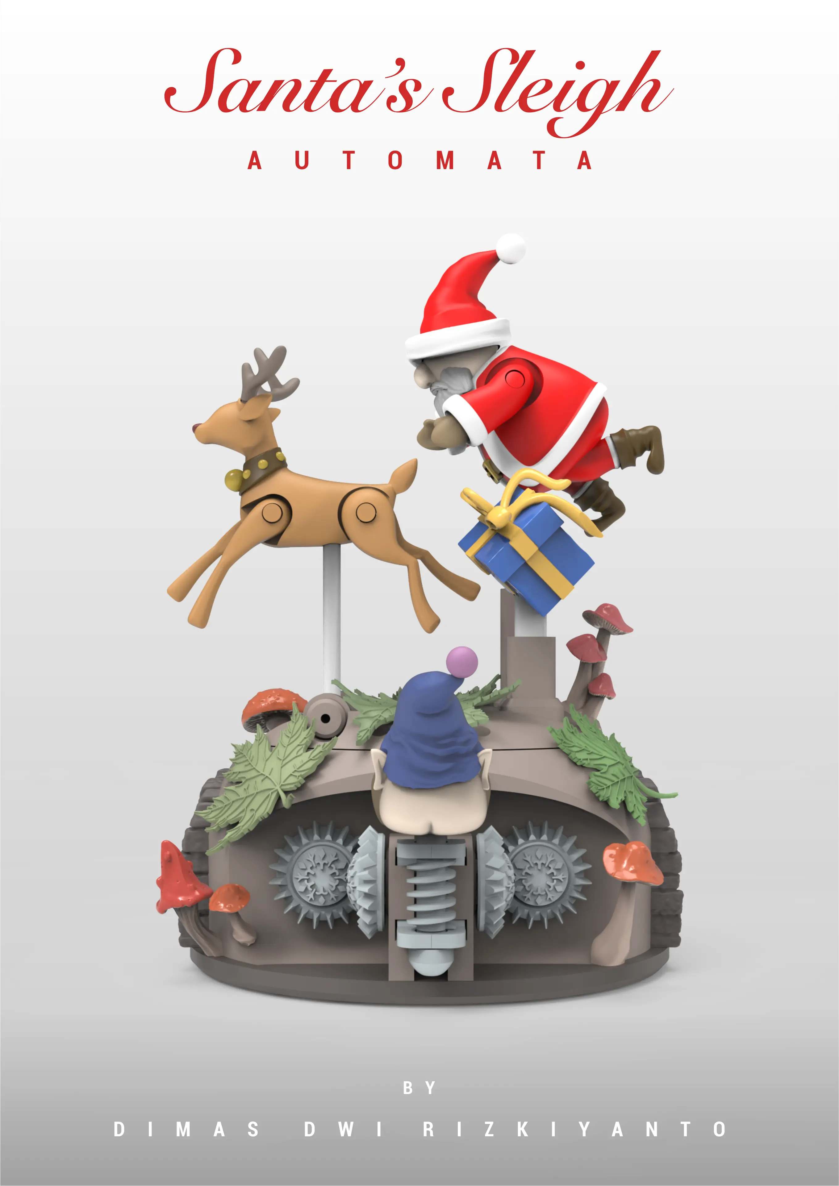 Other STL Download - SANTA'S SLEIGH AUTOMATA (for expert creators)by ...