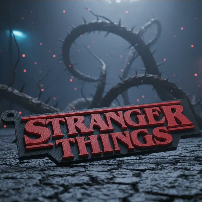 3D Printer Files | 3MF File | Stranger Things Keychain | Creality Cloud