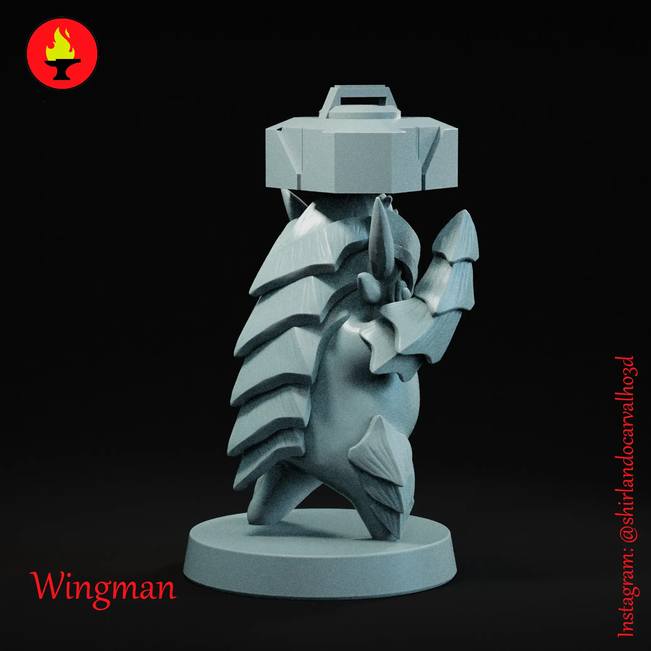 Characters & Creatures STL Download - Wingman Valorantby Evil Forge Figures
