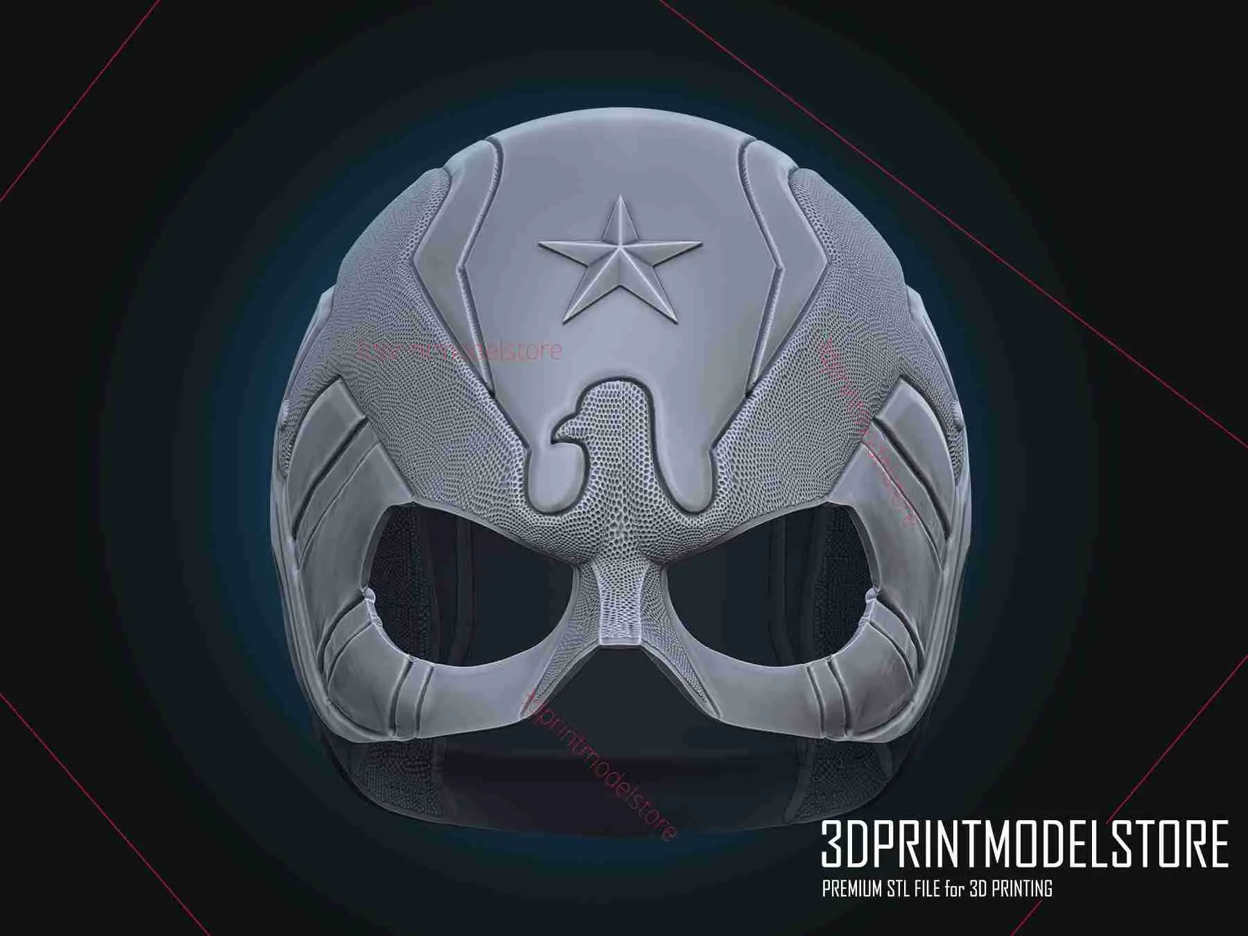 Cosplay STL Download - Soldier Boy Helmet - The Boys TV Series ...