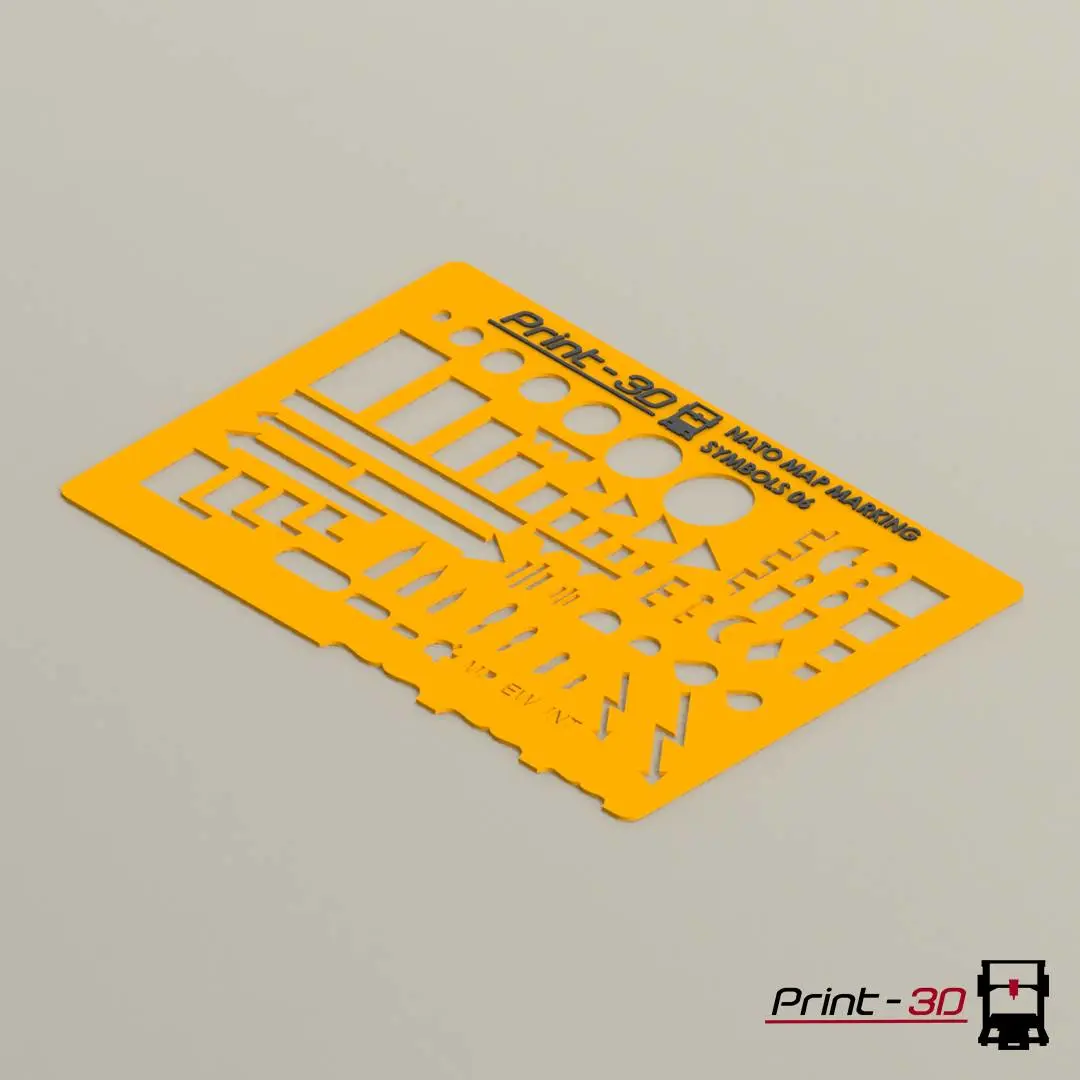 Stationery & Learning Tools STL Download - NATO/OTAN Map Marking ...