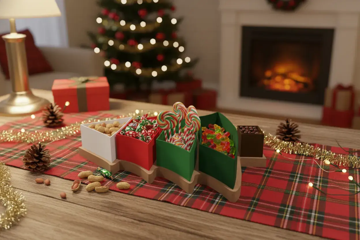 3D Printer Files | 3MF File | Christmas Tree Snack Bowls - MOKA Design ...