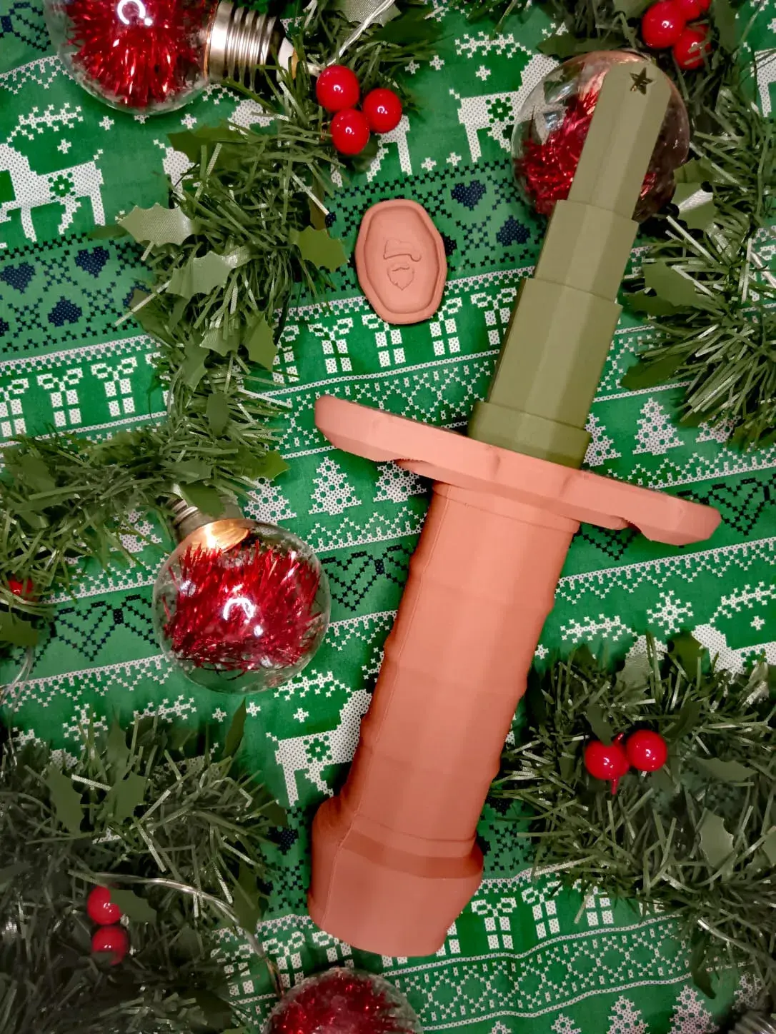 Free Other STL Download - Santa's Sword - Collapsibleby Mulgoh Design