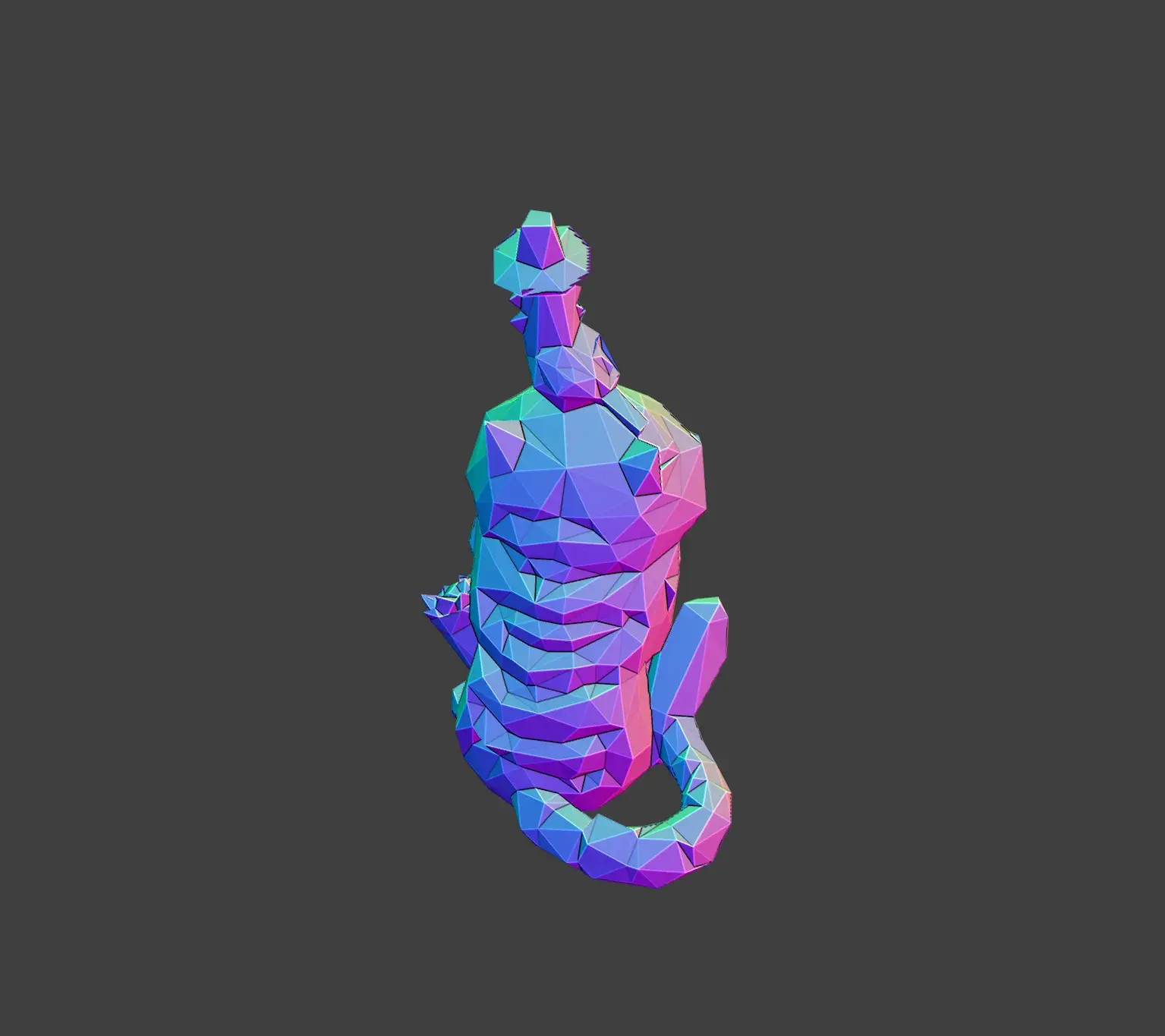 3D Printer Files | 3MF File | Origami Paper like Lowpoly Derpy the kpop ...