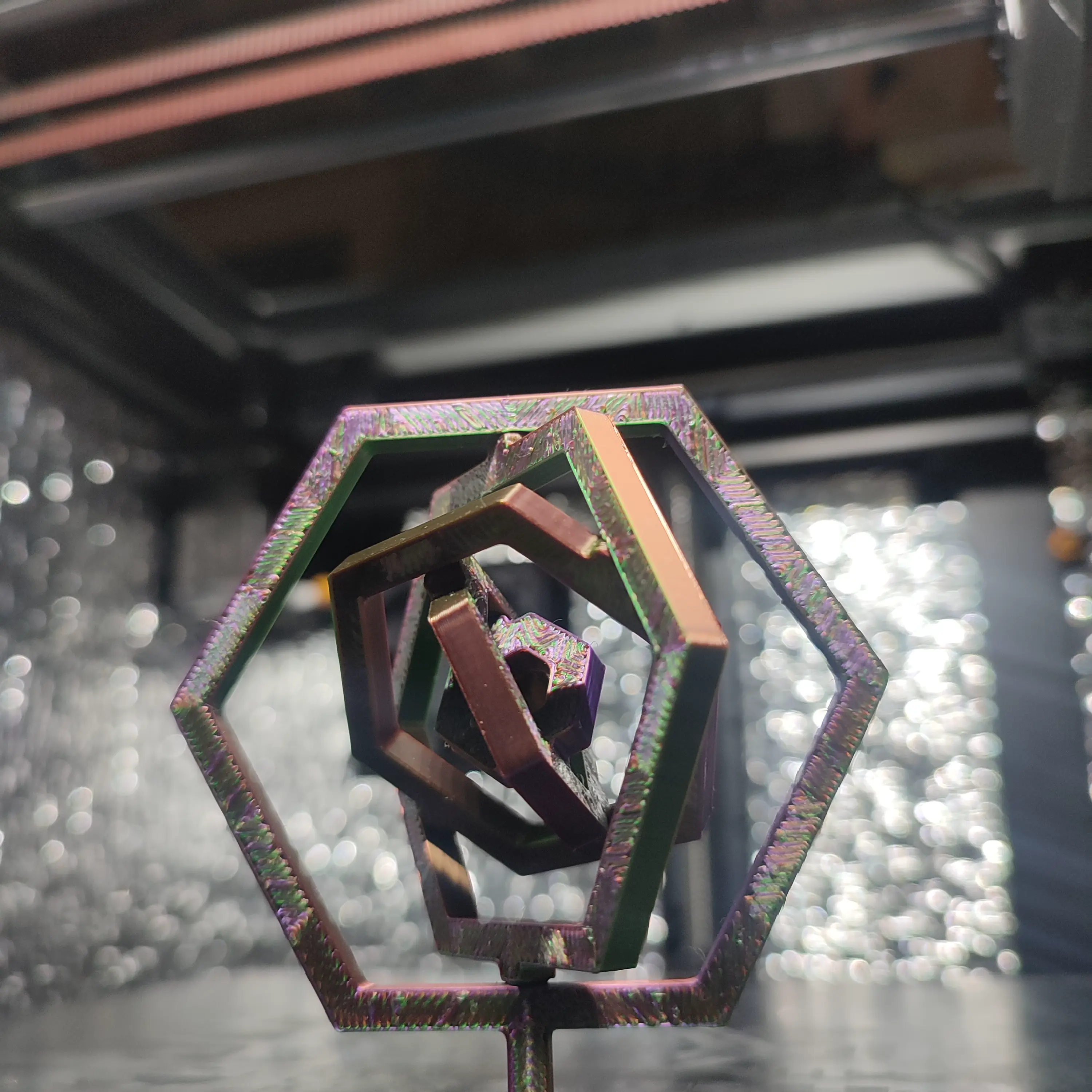 3D Printer Files | 3MF File | hex gyroscope figet toy | Creality Cloud