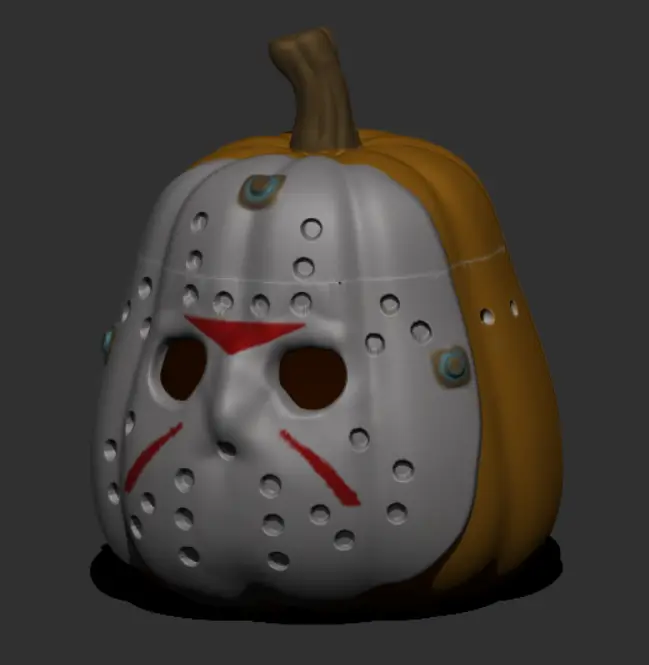 Other STL Download - JASON PUMPKIN, HALLOWEEN.by Bacterio Desing3D