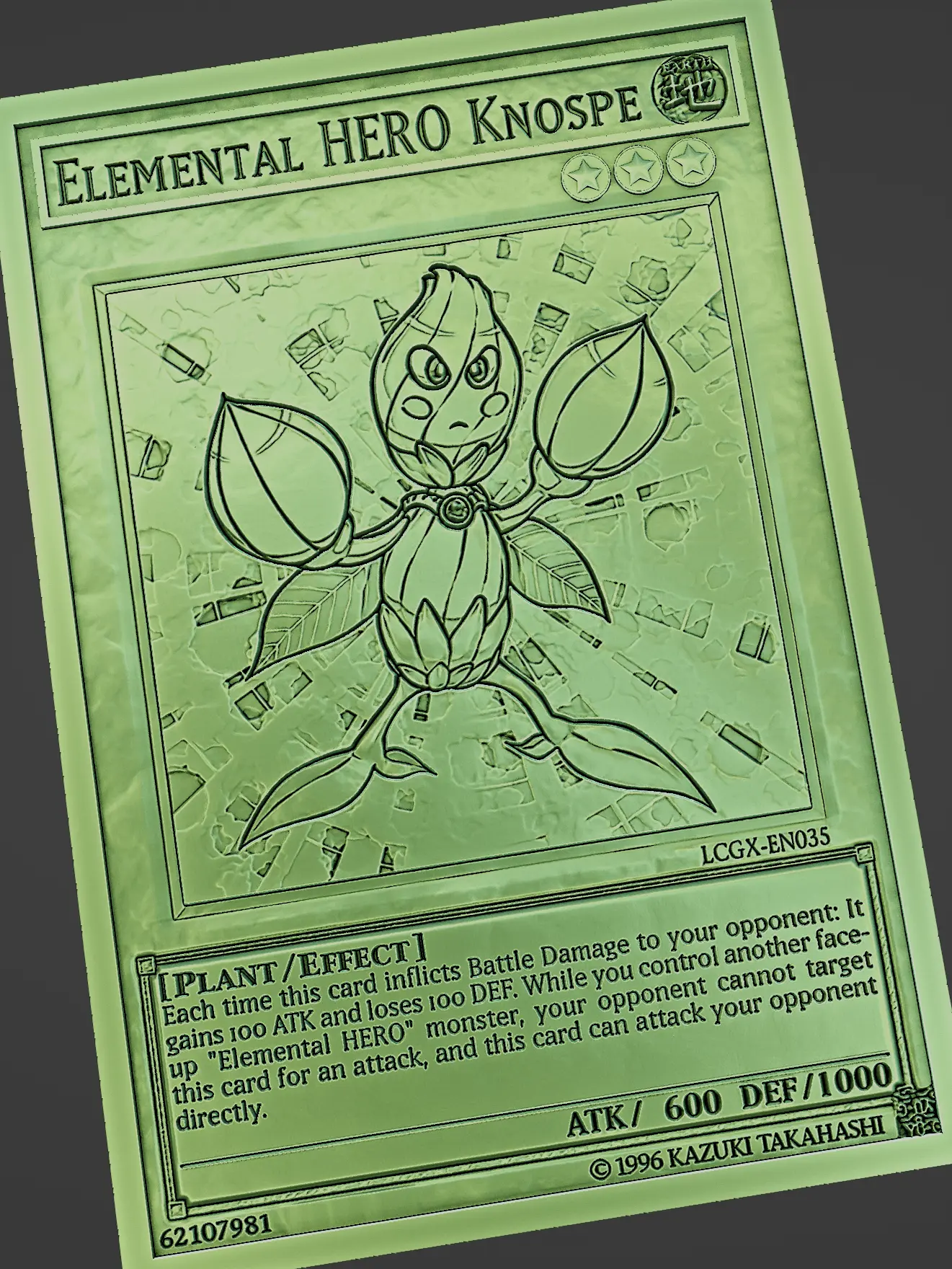 ELEMENTAL HERO KNOSPE - YU-GI-OH! | 3D models download | Creality Cloud