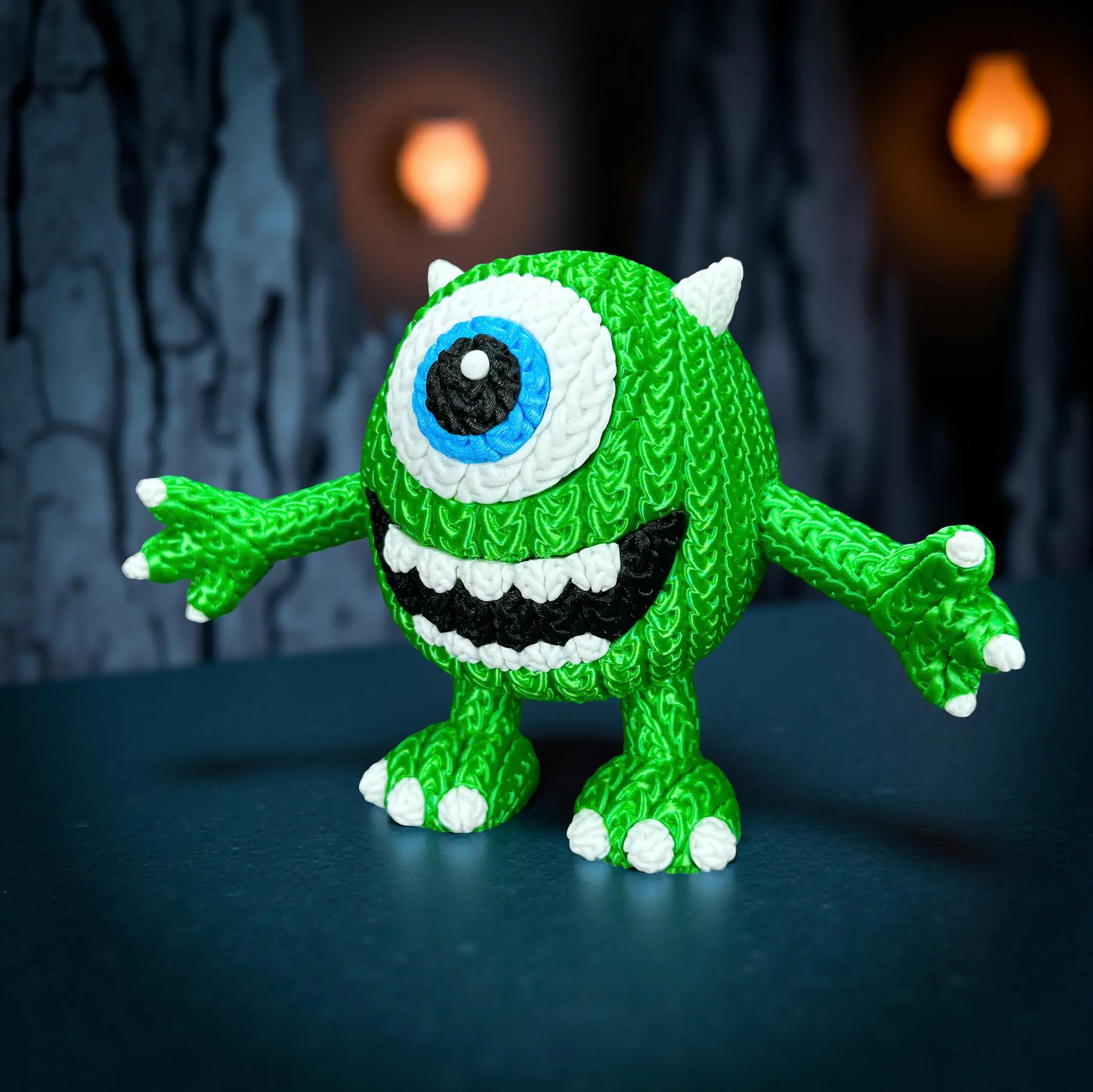 3D Printer Files | 3MF File | Mike Wazowski - Knitted - Crochet ...
