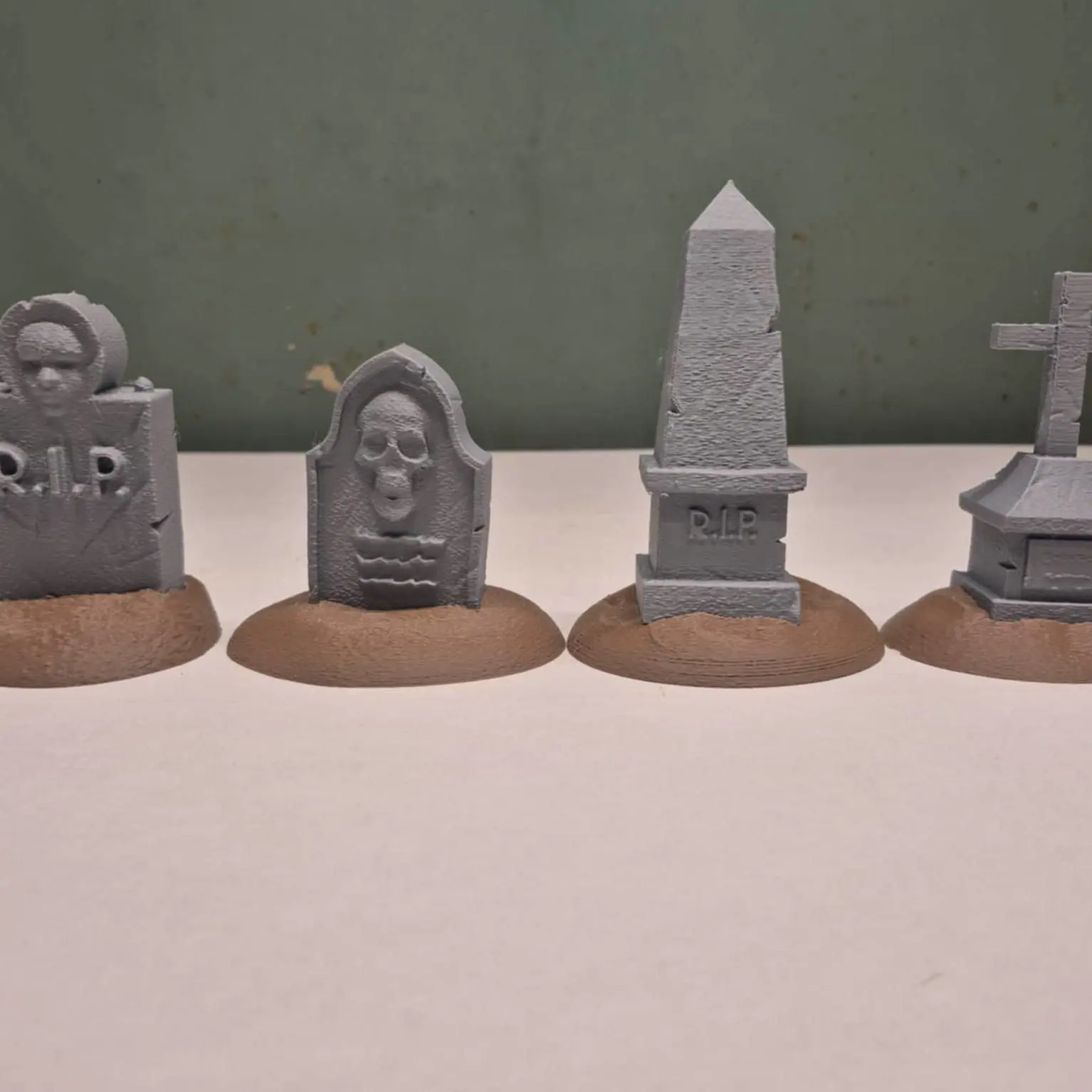 3D Printer Files | 3MF File | gravestone part2 (set off 4) | Creality Cloud