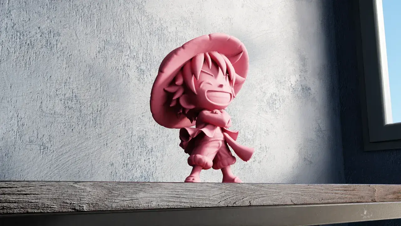 3D Printer Files | 3MF File | Luffy – Fearless Rubber Pirate | Creality ...