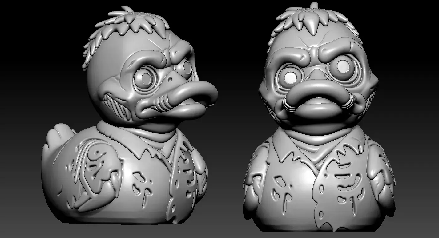 Other STL Download - Rubber Duck - Zombie model- 3d printby Rubber Duck