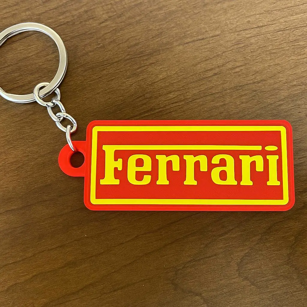 3D Printer Files | 3MF File | Ferrari Keychain | Creality Cloud