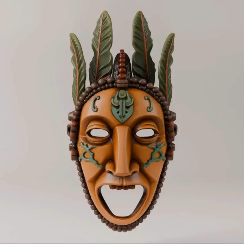 Cosplay STL Download - TRIBAL MASKby Donex3D