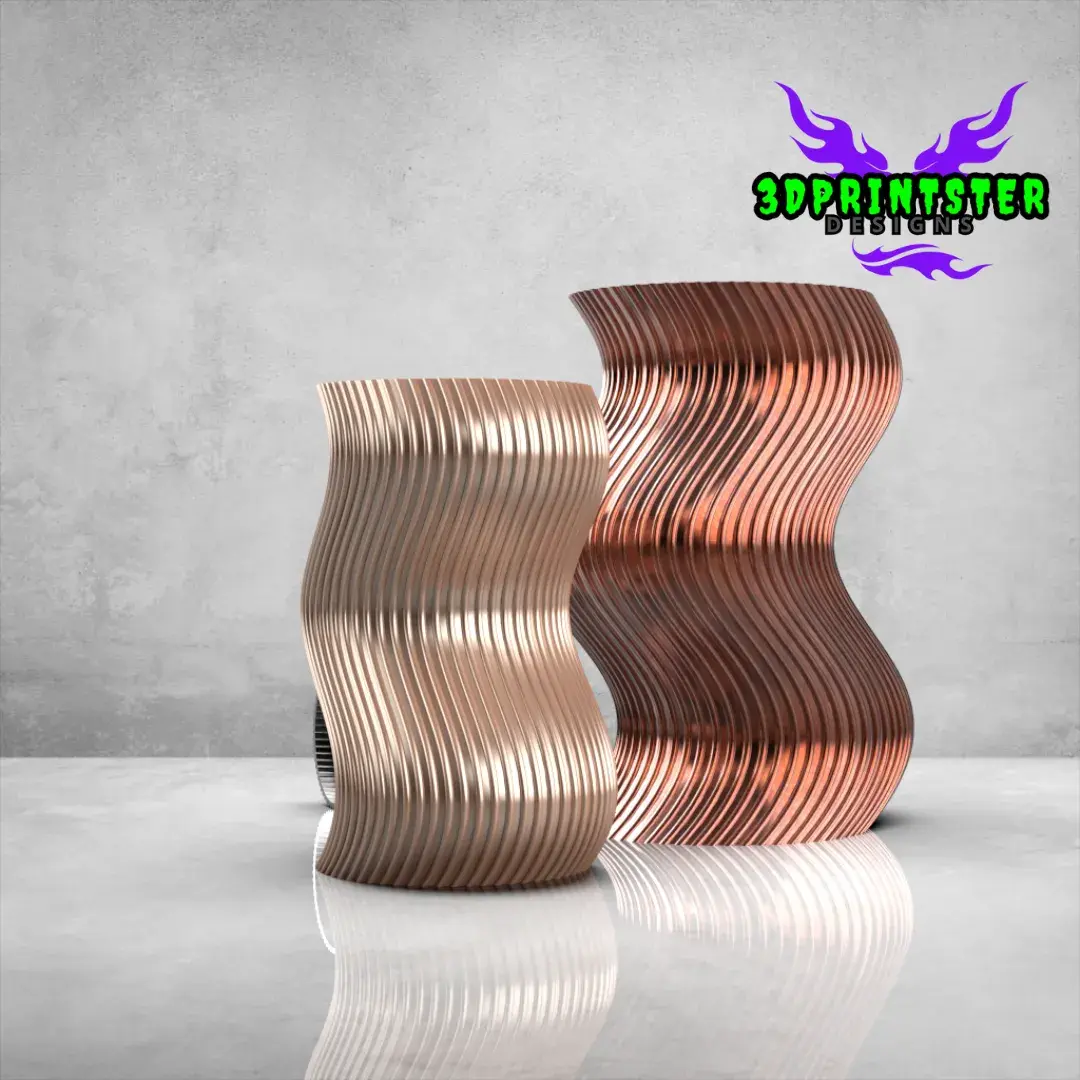 Wavecrest Vase - Elegant Home Decor | 3D models download | Creality Cloud