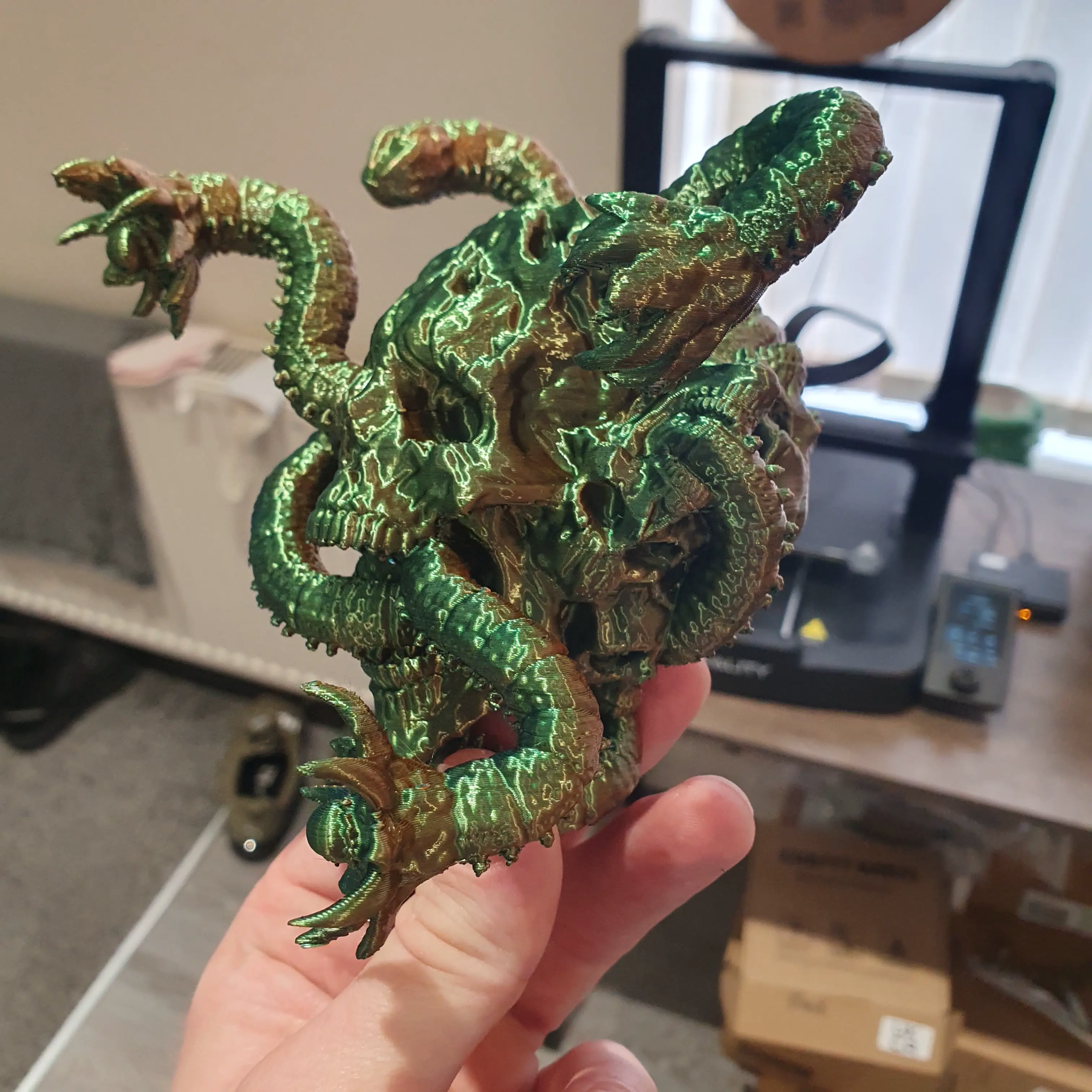 Characters & Creatures STL Download - skull death wormby TheLeGeNd93