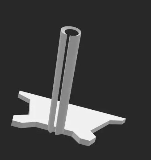 Drones & Aircraft STL Download - Antena Support for FPV Droneby 6L3D