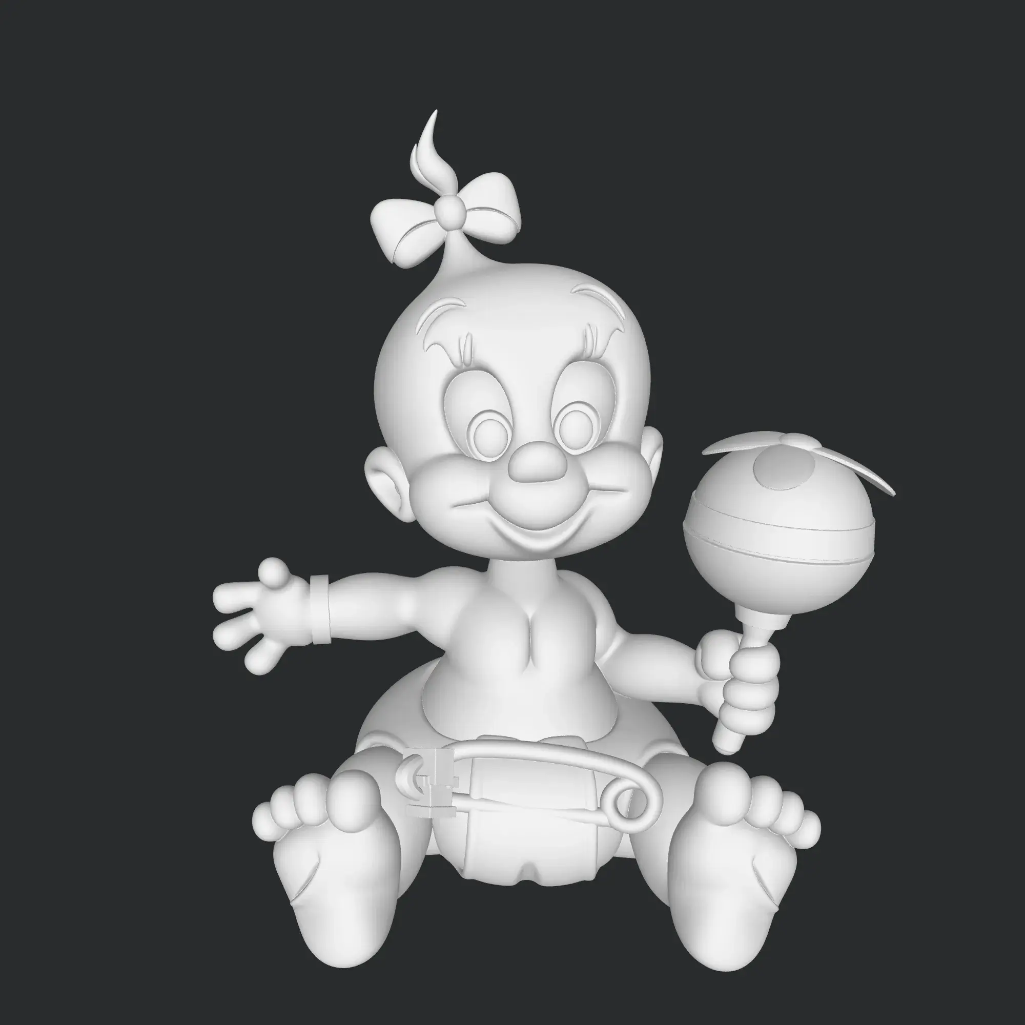 Characters & Creatures STL Download - cartoon Baby Herman designby ...