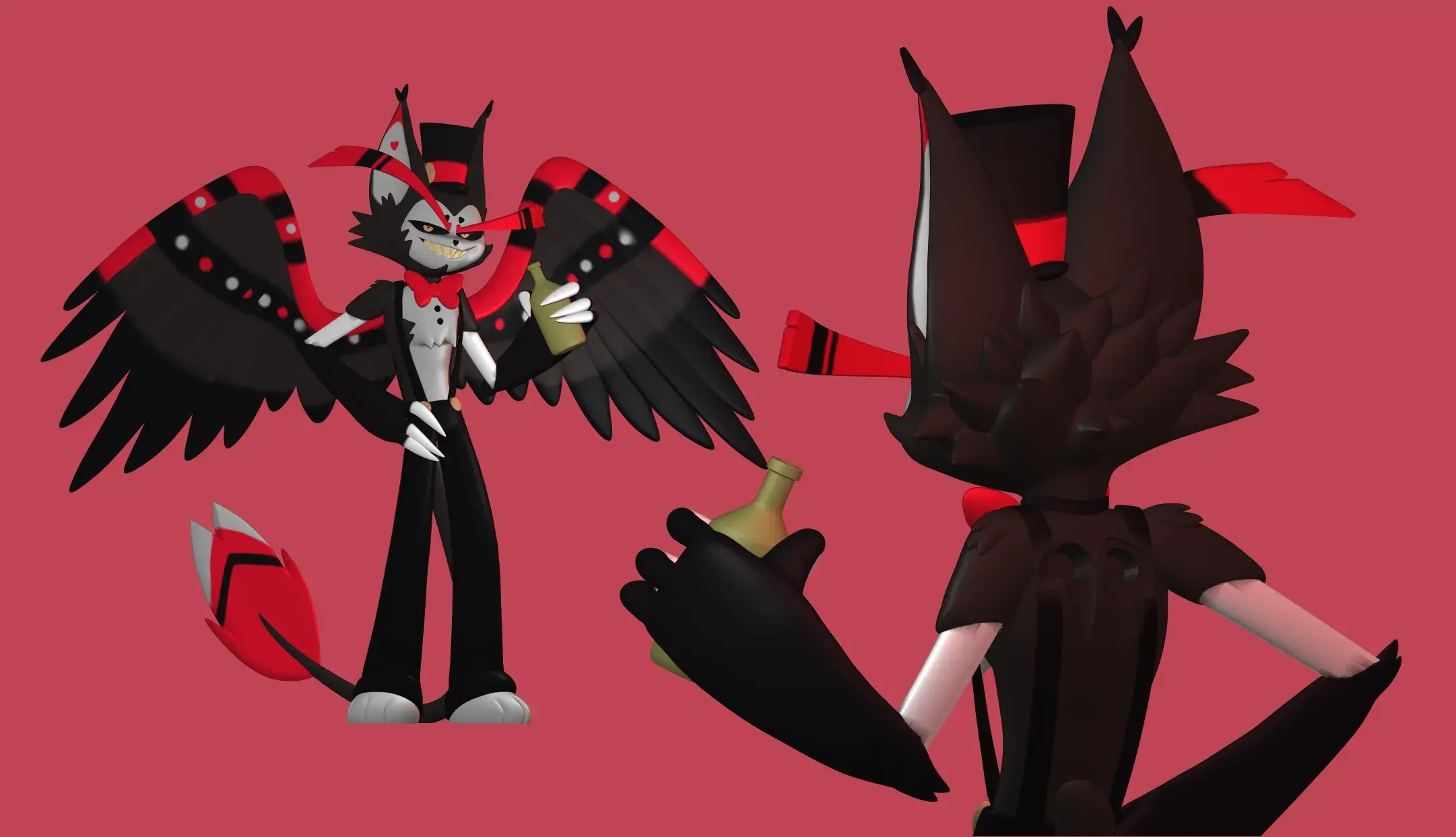 Characters & Creatures STL Download - Husk Hazbin Hotelby Aarome Art