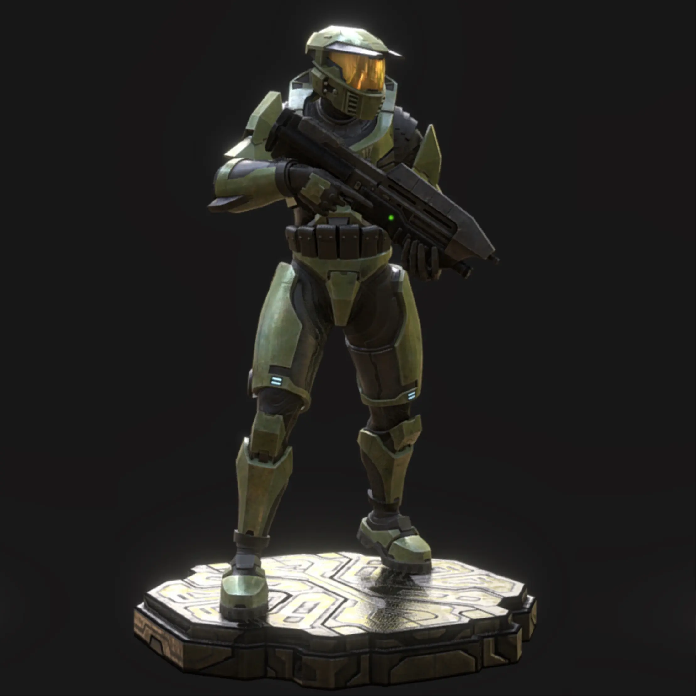 Characters & Creatures STL Download - Master Chief Mark Vby LeonardoMarth